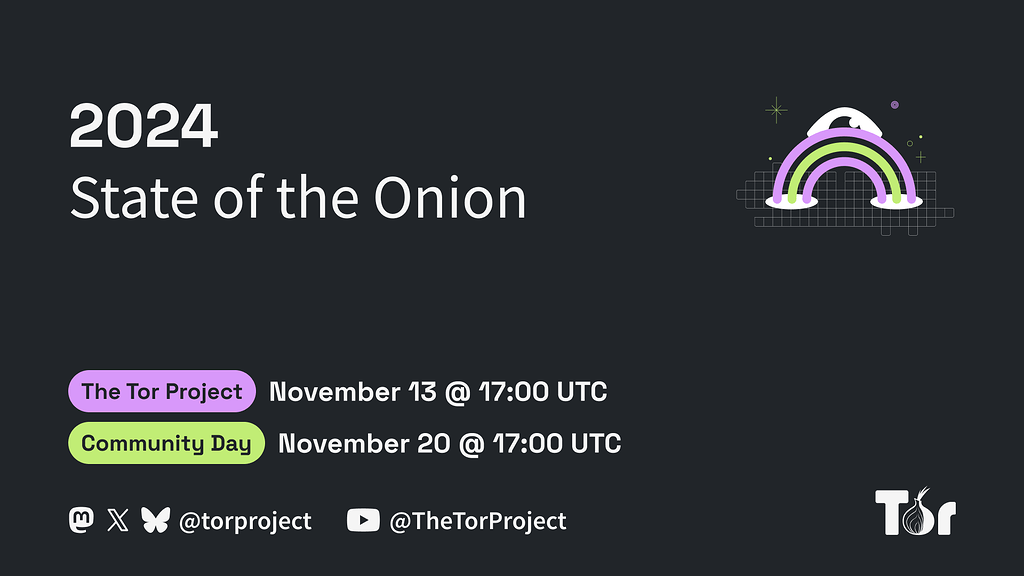 Get the latest from Tor, join us for State of the Onion 2024 - News ...