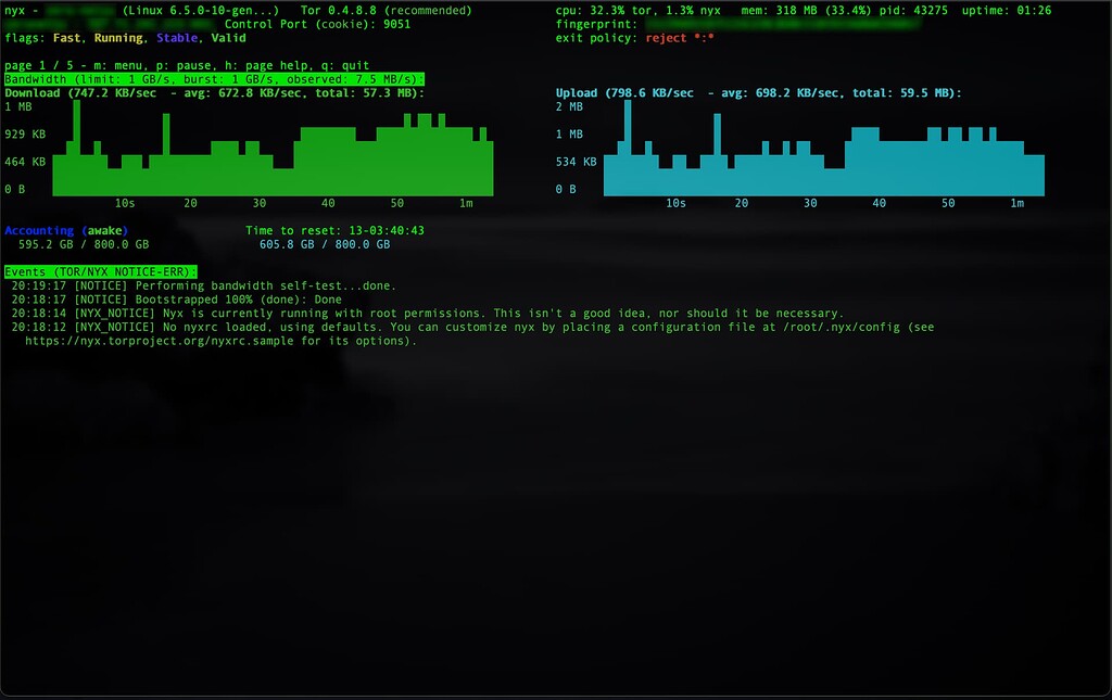 NYX help: Relaying Disabled? Was working before - Relay Operator - Tor ...