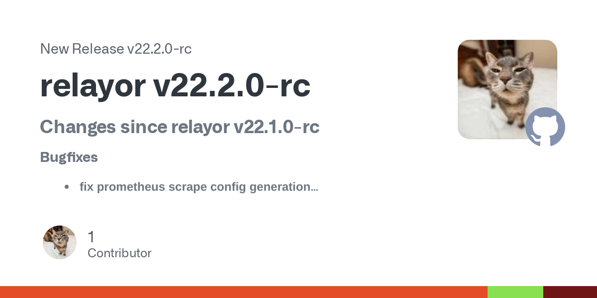 [tor-relays] relayor v22.0.0-rc is released - tor-relays - Tor Project ...